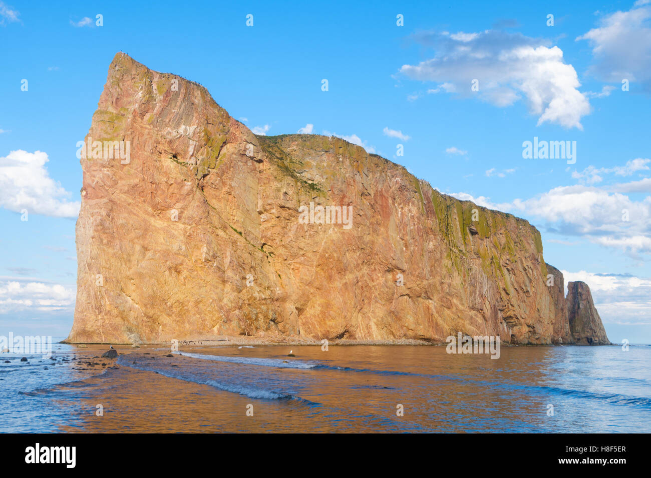 The famous pierced rock of Perce in Canada Stock Photo - Alamy