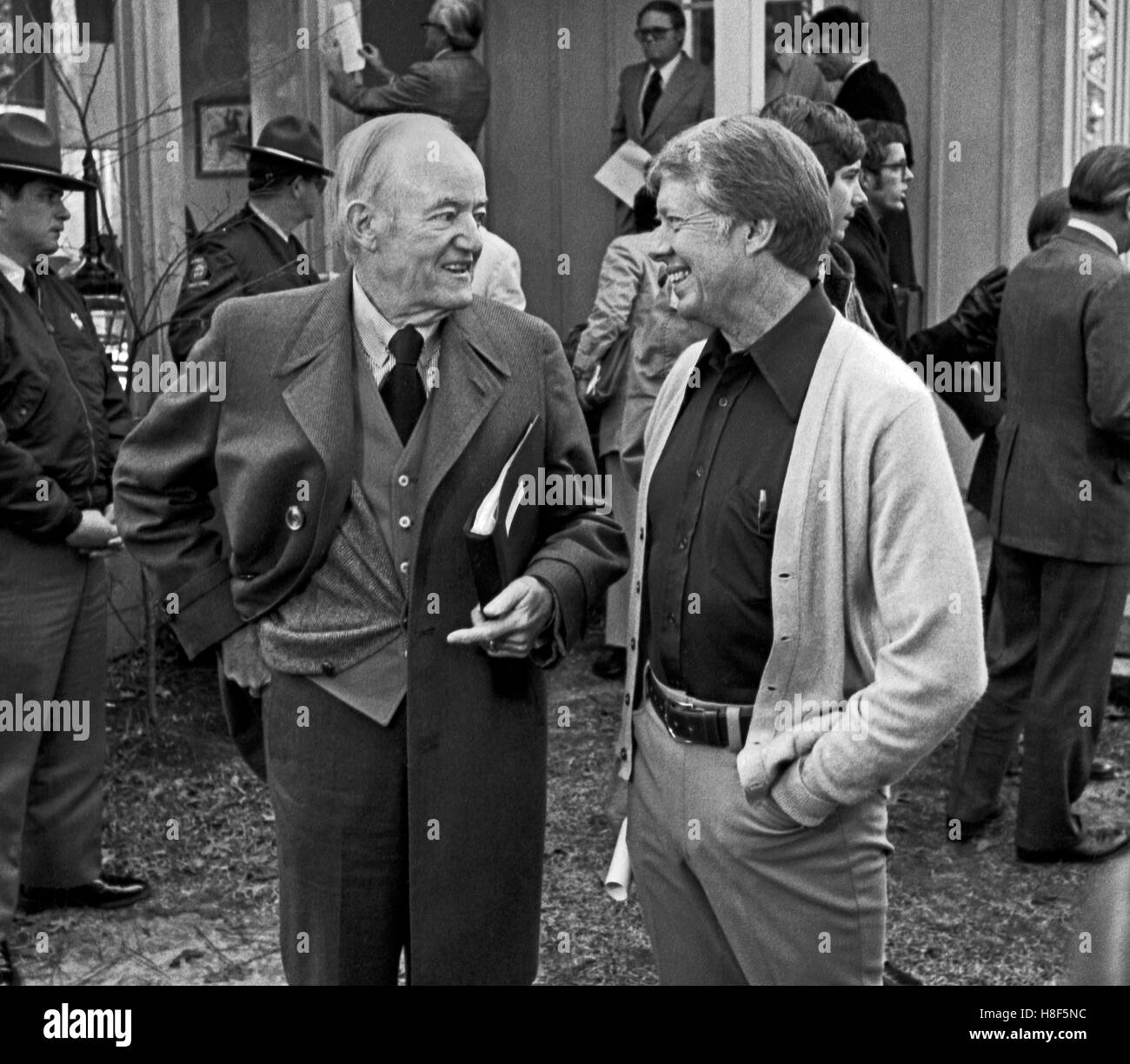President elect Jimmy Carter with former Vice President Hubert Humphrey ...