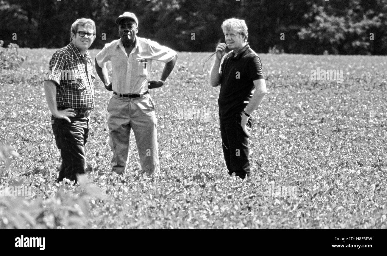 President Jimmy Carter and his brother Billy Carter are joined by a ...