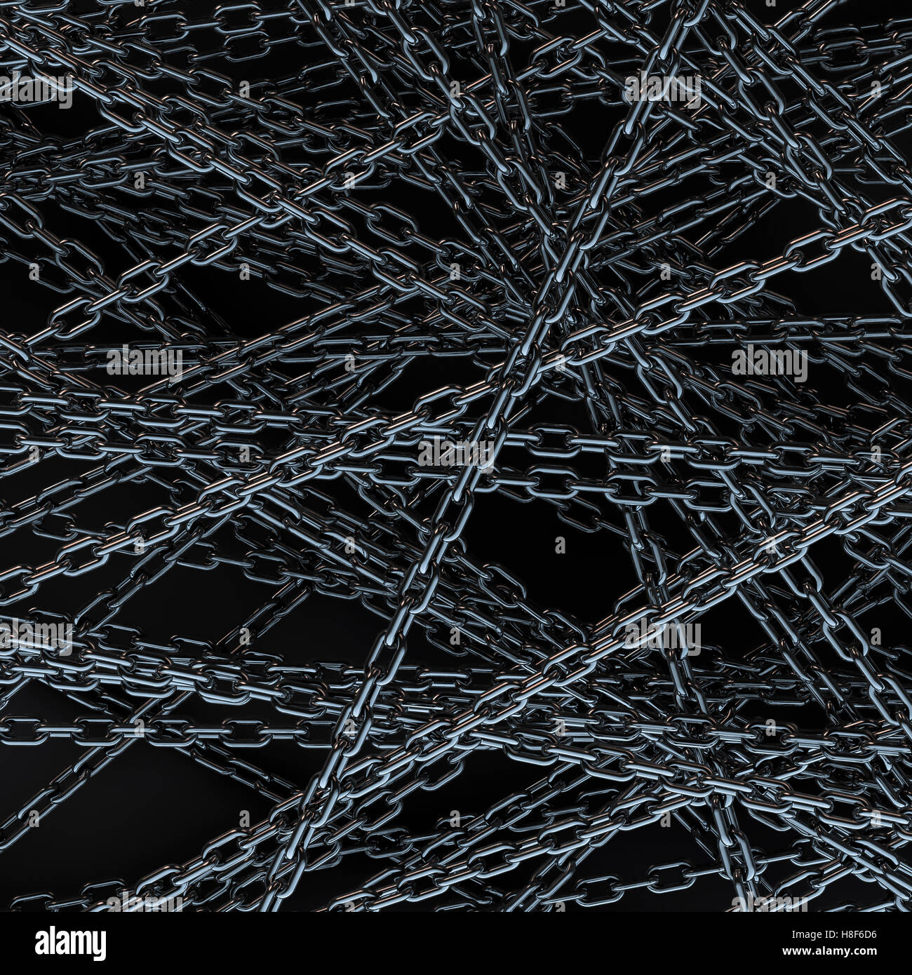 Black Chain Background