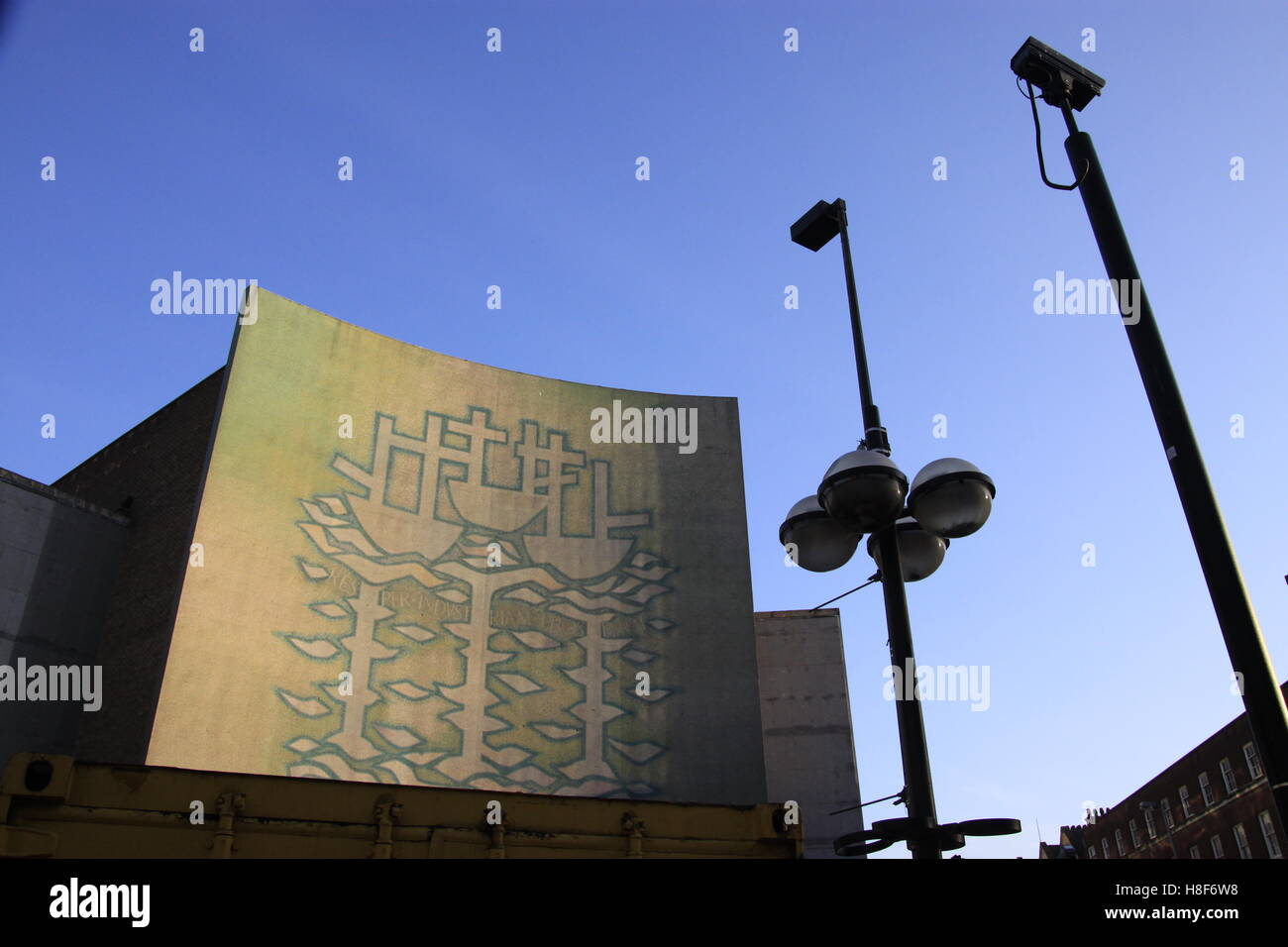 British Home Stores BHS Hull showing large wall mosaic Alan Boyson ...