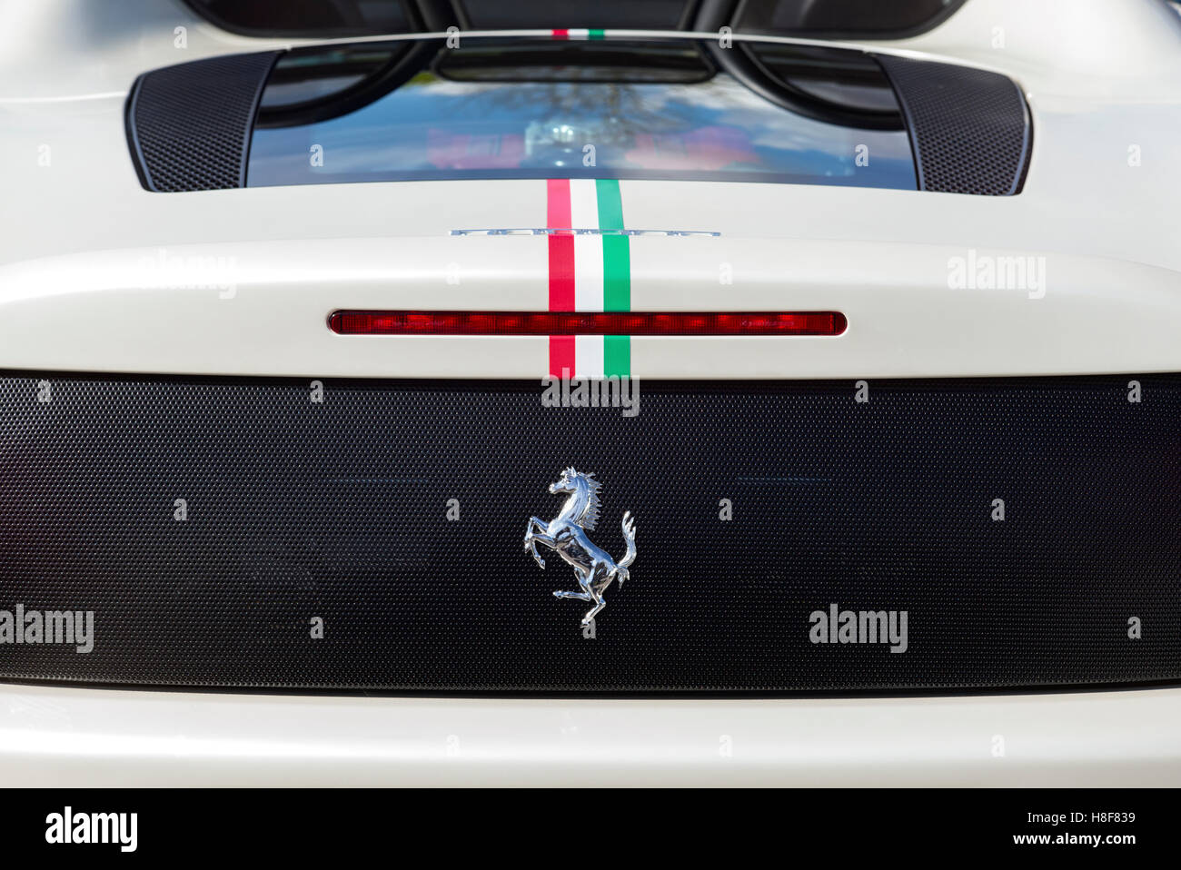 Ferrari 360 Modena car rear end Stock Photo - Alamy