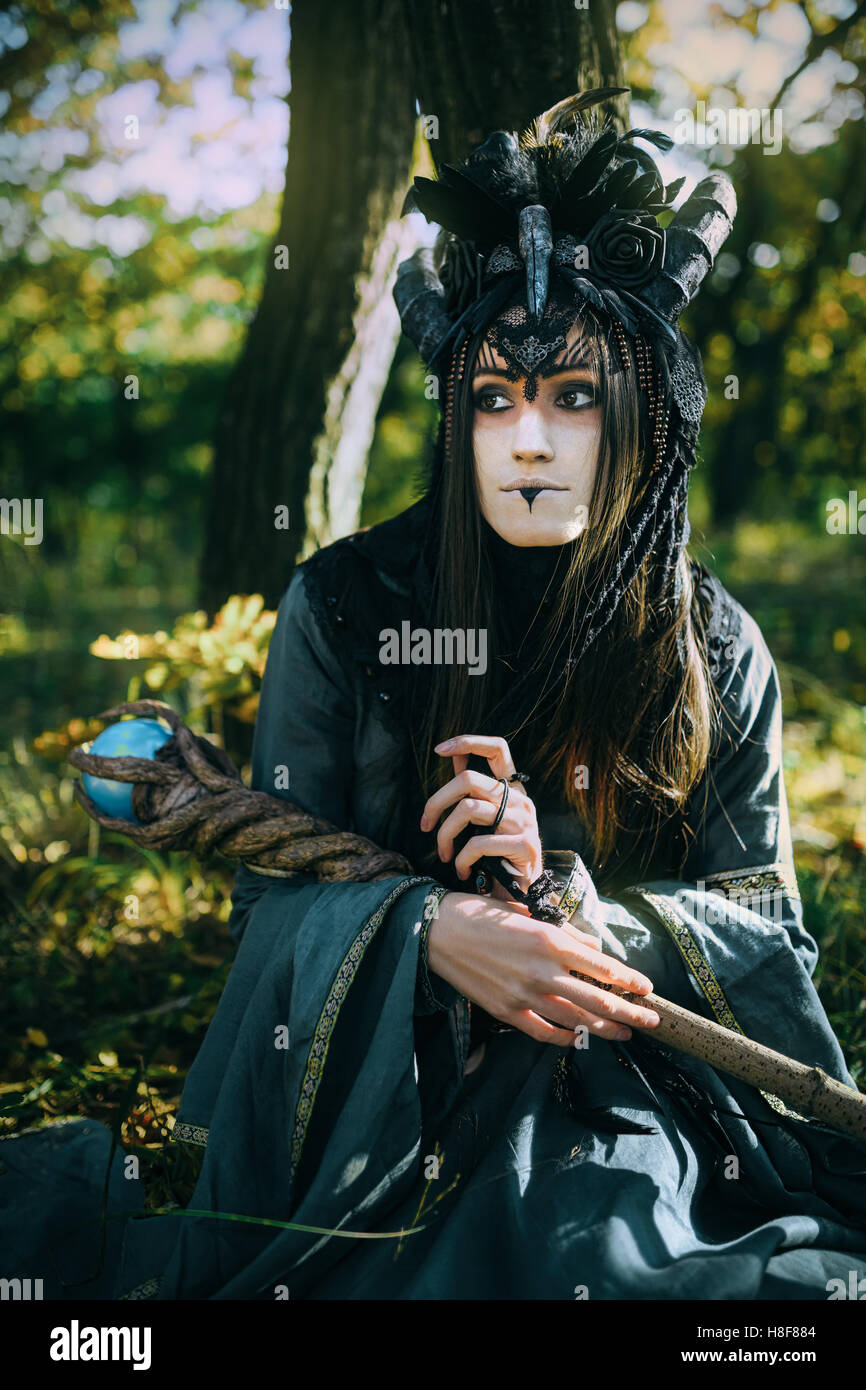 Shaman woman beautiful hi-res stock photography and images - Alamy