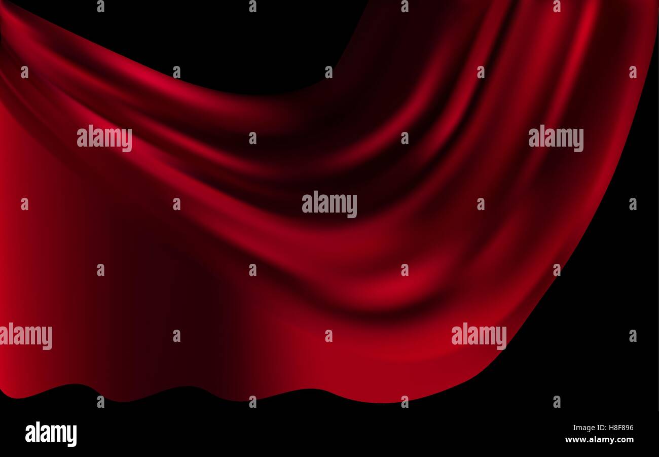 red maroon,scarlet silk background with some soft folds Stock Vector ...
