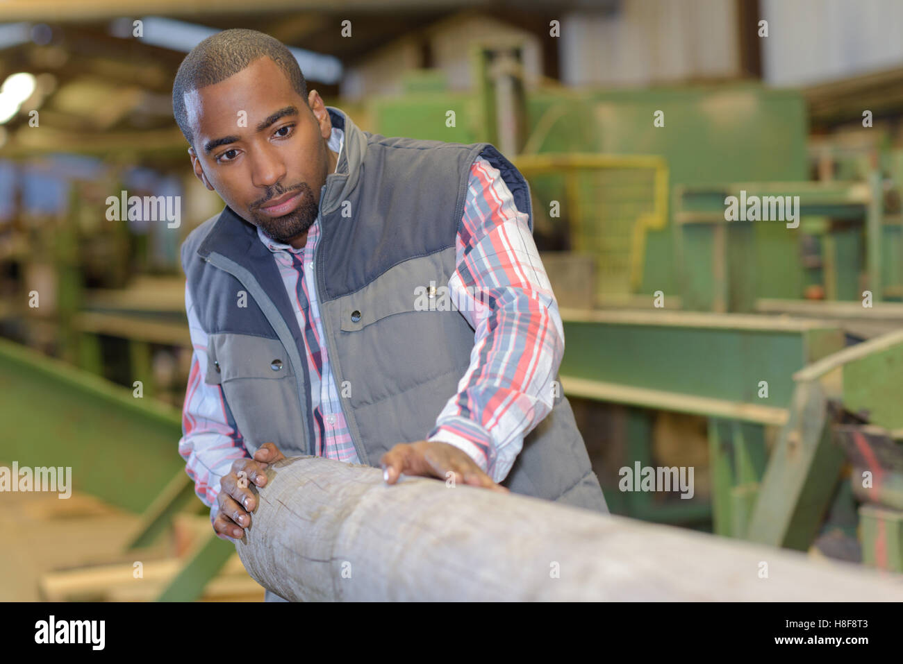 Sawmill operator hi-res stock photography and images - Alamy