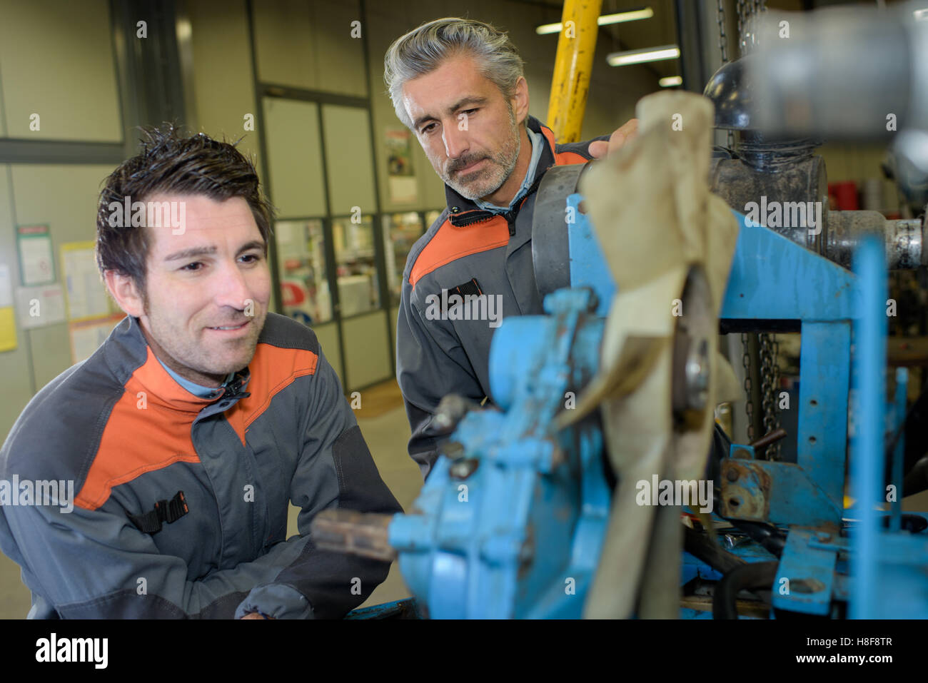 Two engineers at work Stock Photo - Alamy
