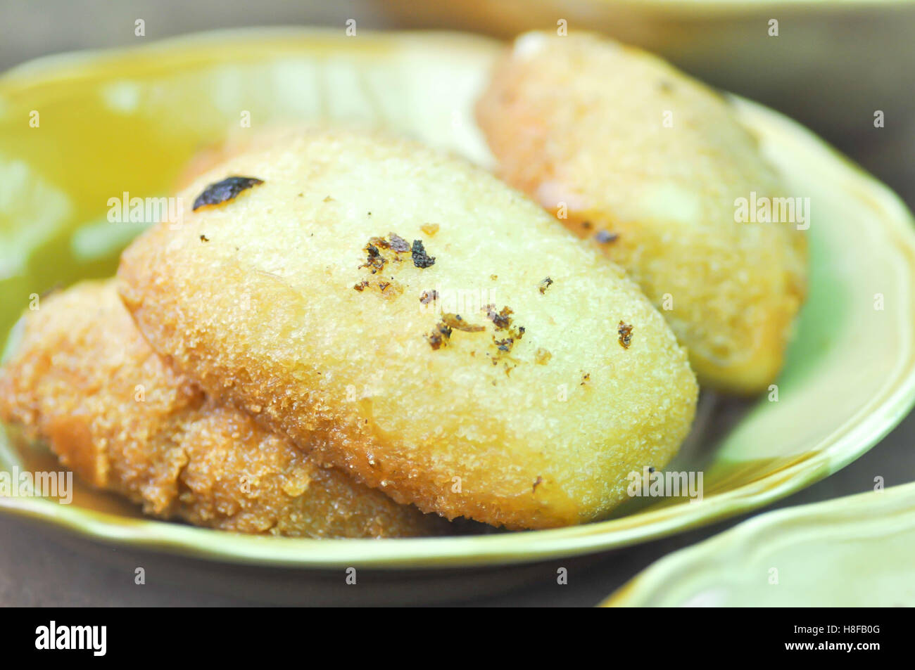 fried bun dish in Chinese style Stock Photo - Alamy
