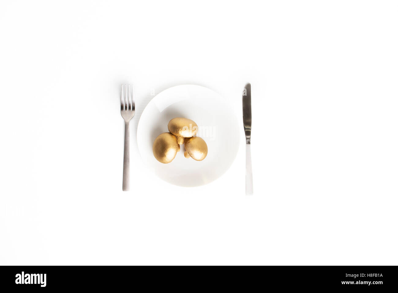 Luxury food gold hi-res stock photography and images - Alamy