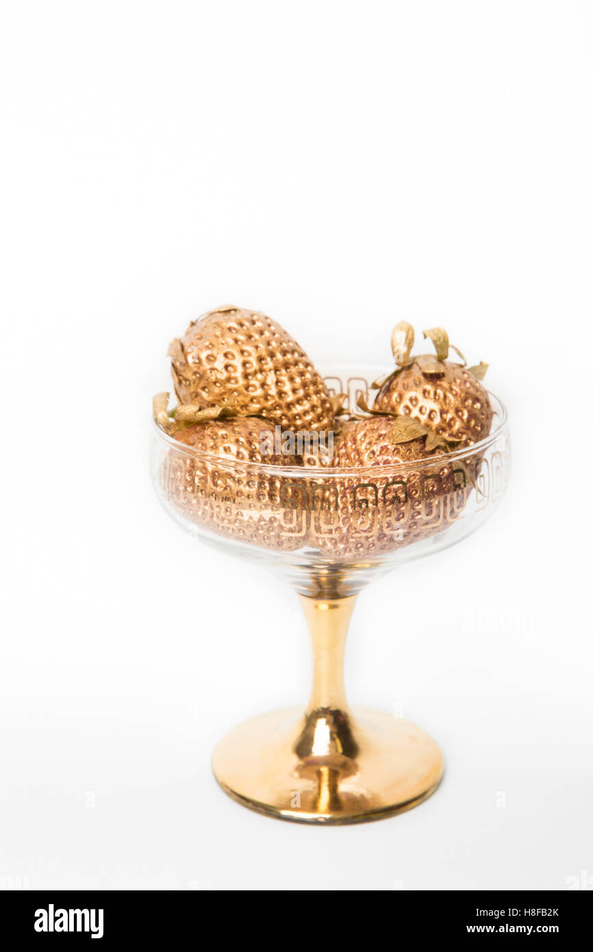 Luxury food gold hi-res stock photography and images - Alamy