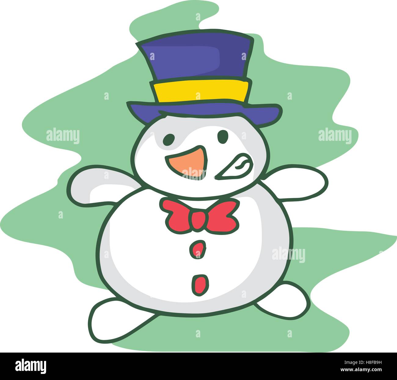 Snowman and hat character collection stock Stock Vector Image & Art - Alamy