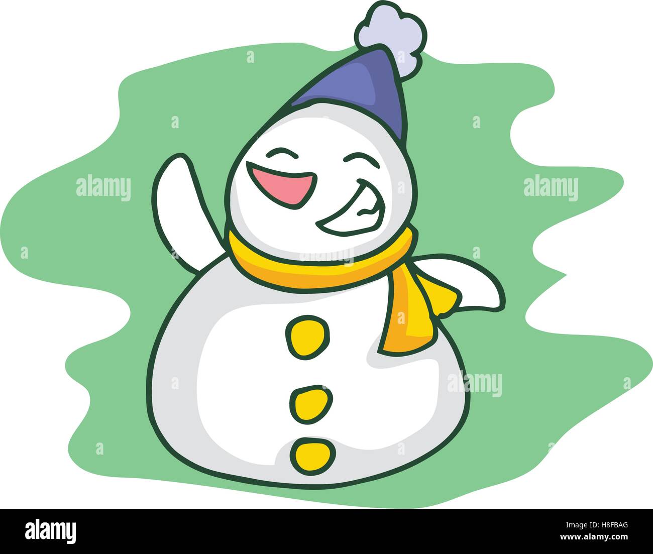 Snowman style collection stock vector Stock Vector Image & Art - Alamy