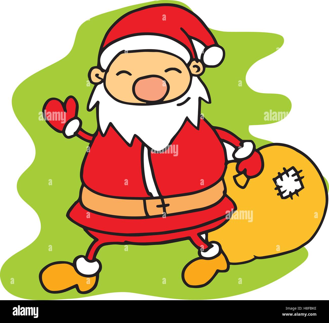 Illustration of Santa Claus character Stock Vector Image & Art - Alamy