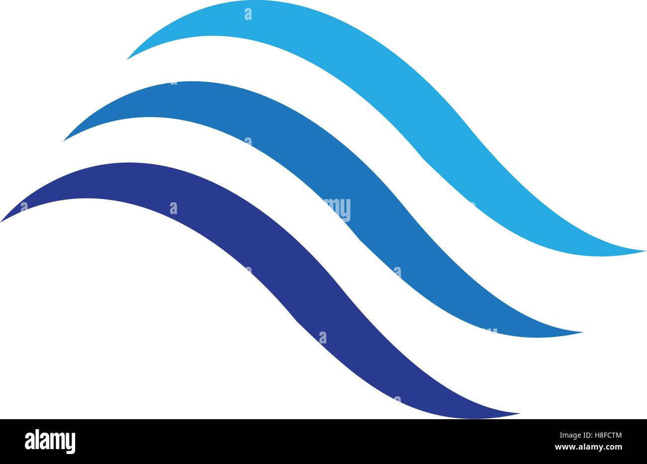 water wave vector illustration design Stock Vector Image & Art - Alamy