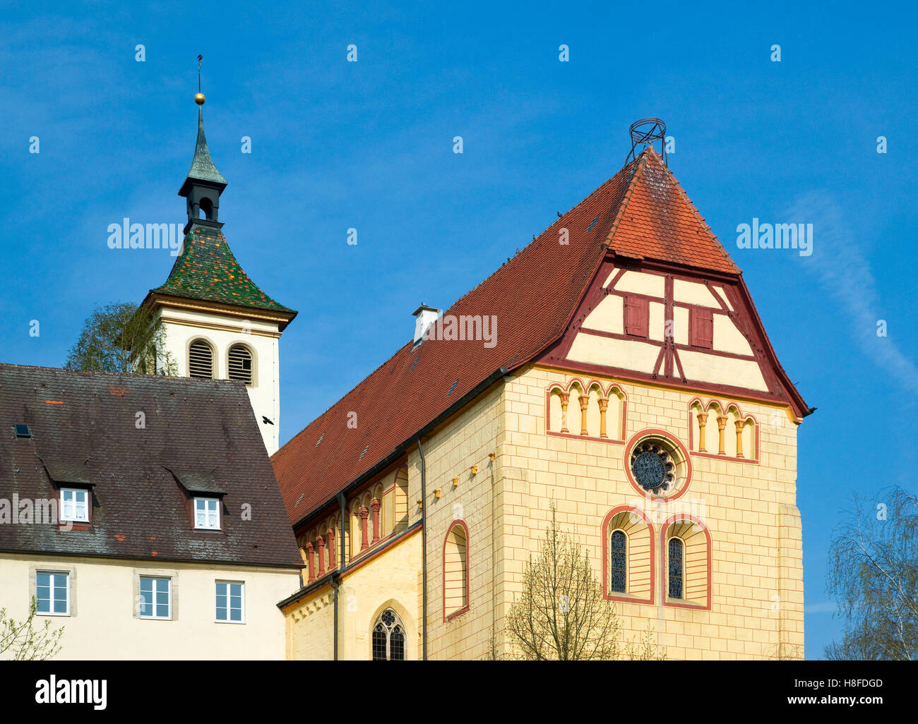 Germany, Baden-Wurttemberg, Denkendorf, former Klosterkirche St ...
