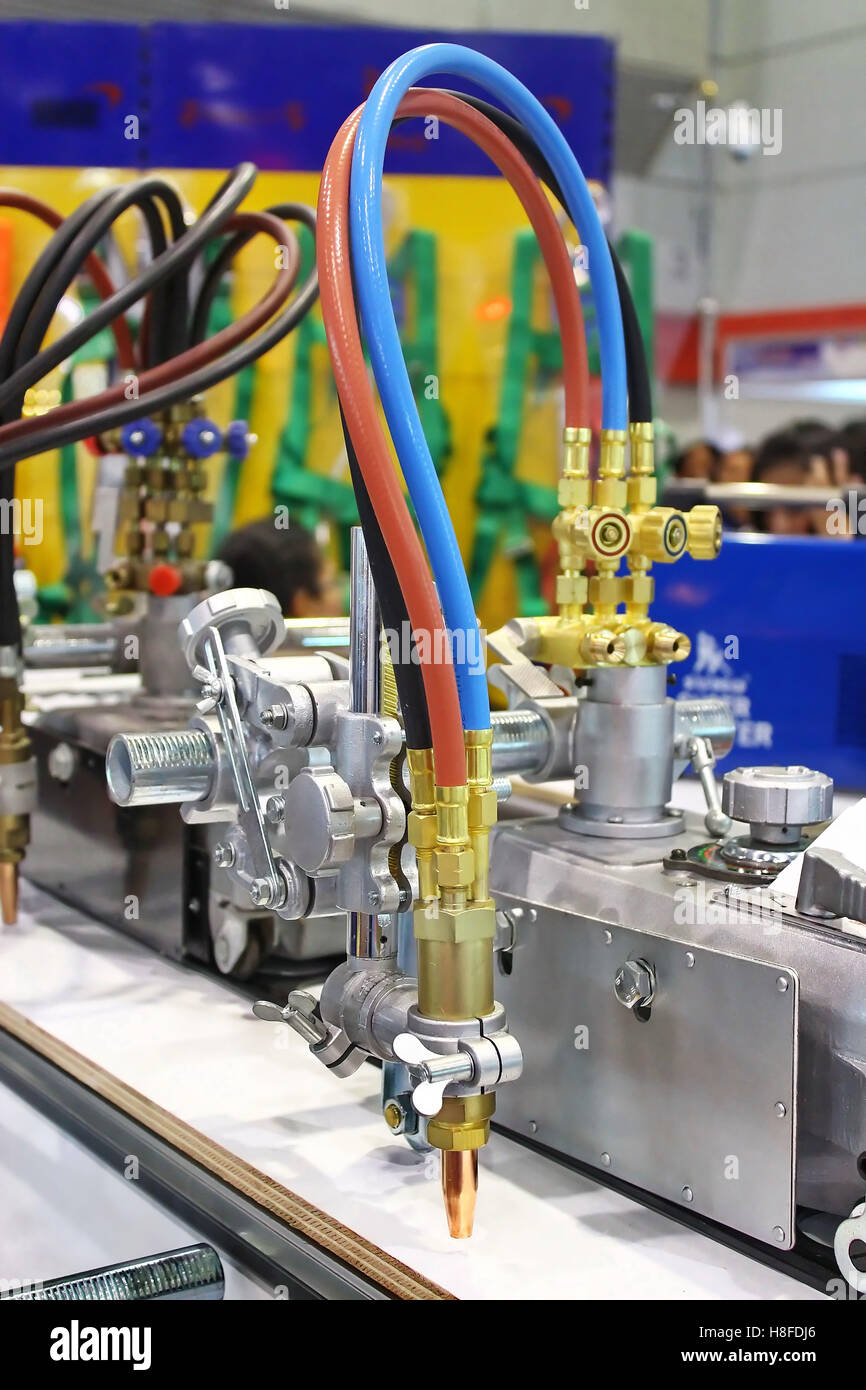 Gas Cutting Machine For a Metal Work Stock Photo - Alamy