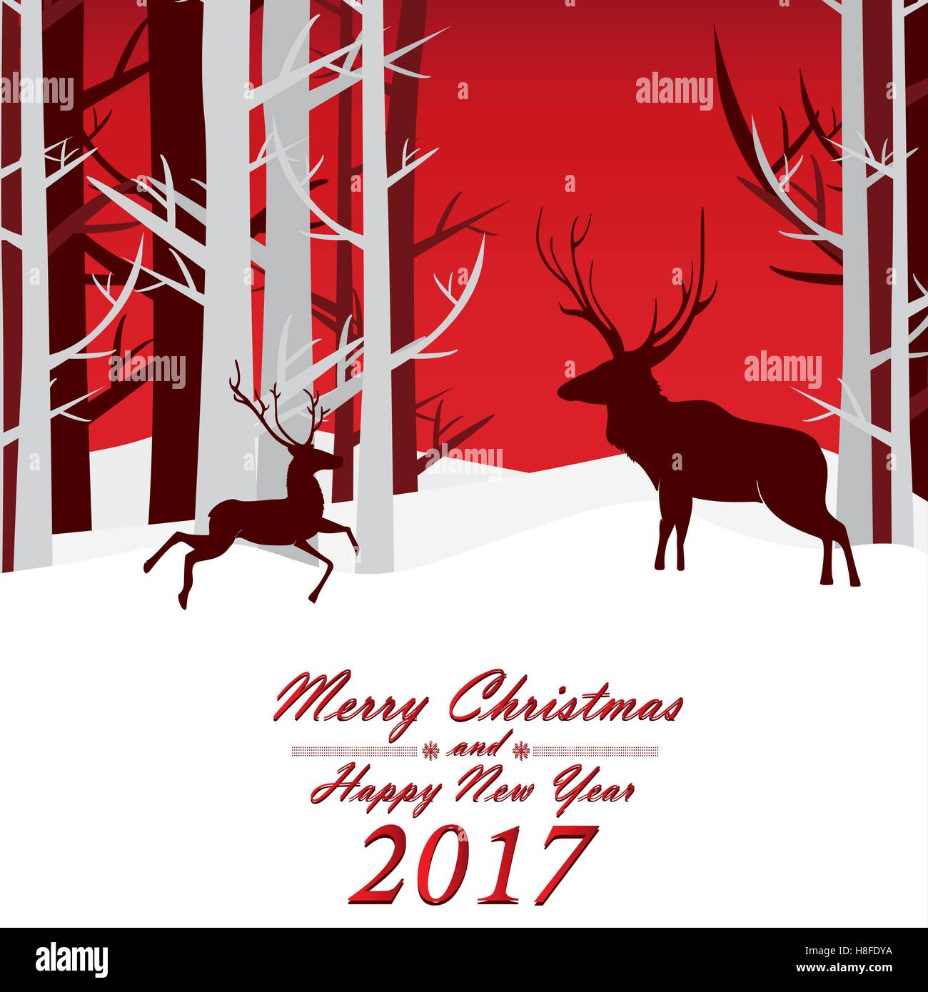 Reindeer Stock Vector Images - Alamy