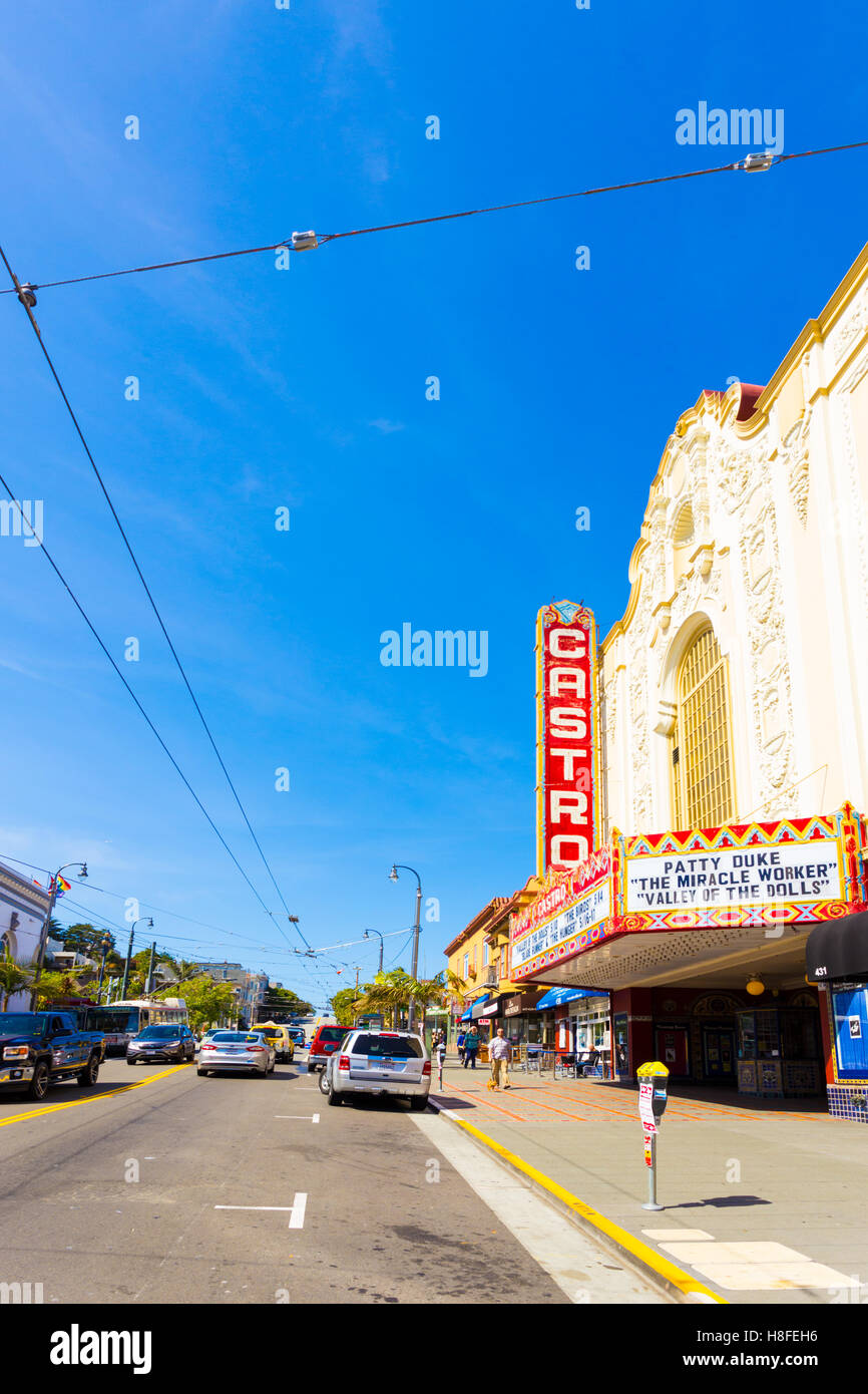Castro street hi-res stock photography and images - Alamy