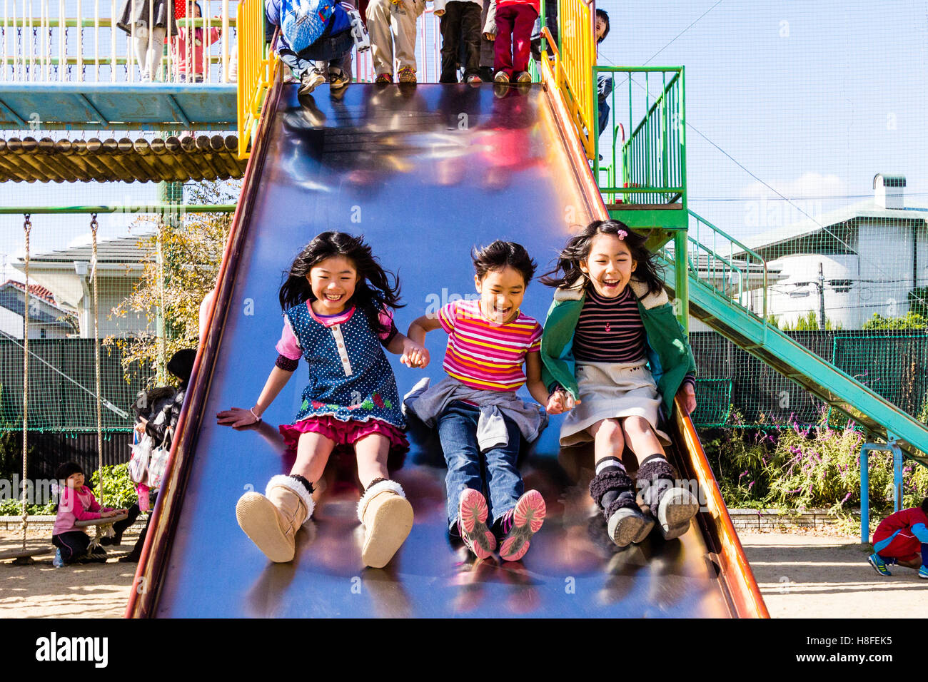 Japanese Children Playing