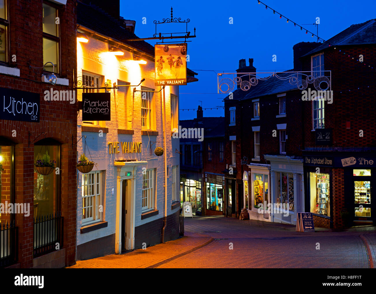Uk england staffordshire leek town hi-res stock photography and images ...