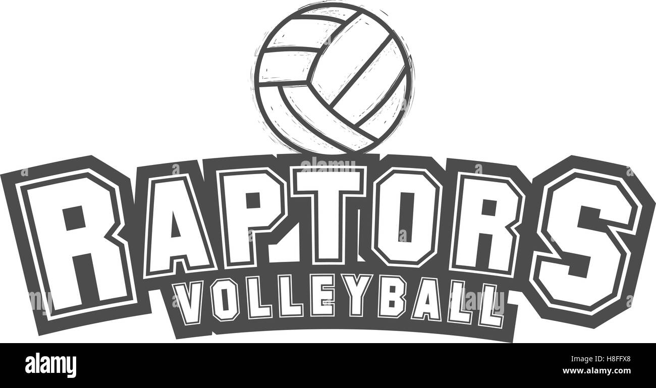 Volleyball label, badge, logo and icon. Sports insignia. Best for ...