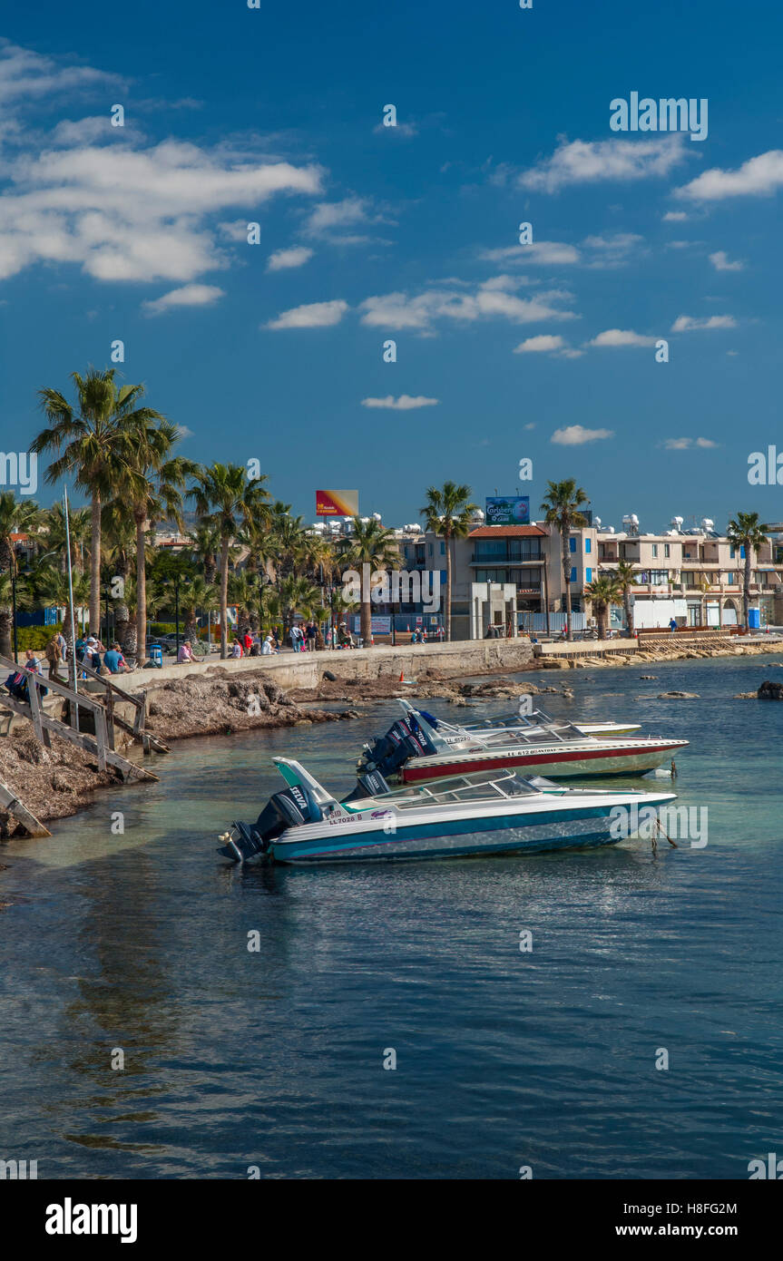 Paphos seafront promenade hi-res stock photography and images - Alamy
