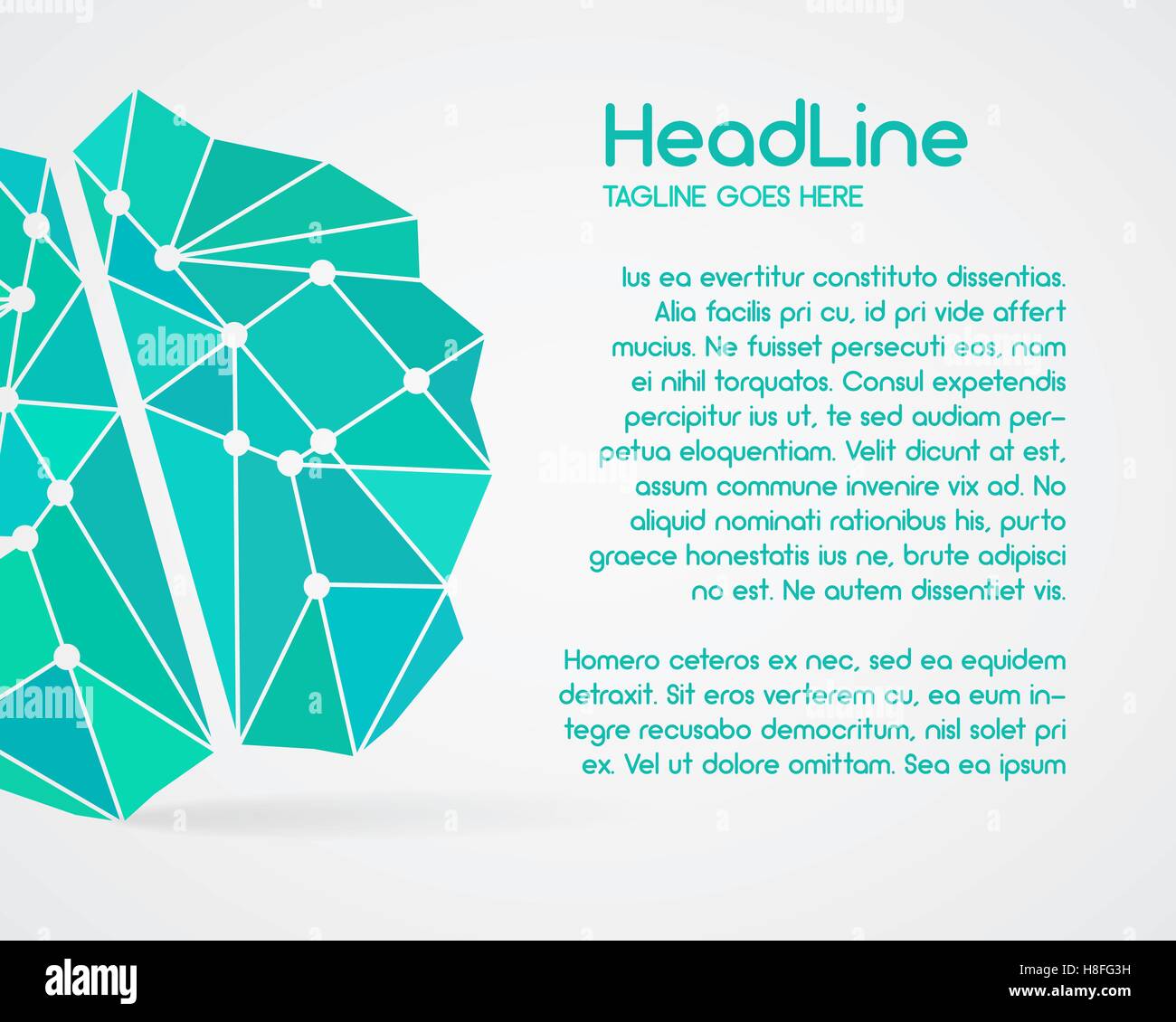 Brainstorm, brain, creation and idea poster template and elements ...