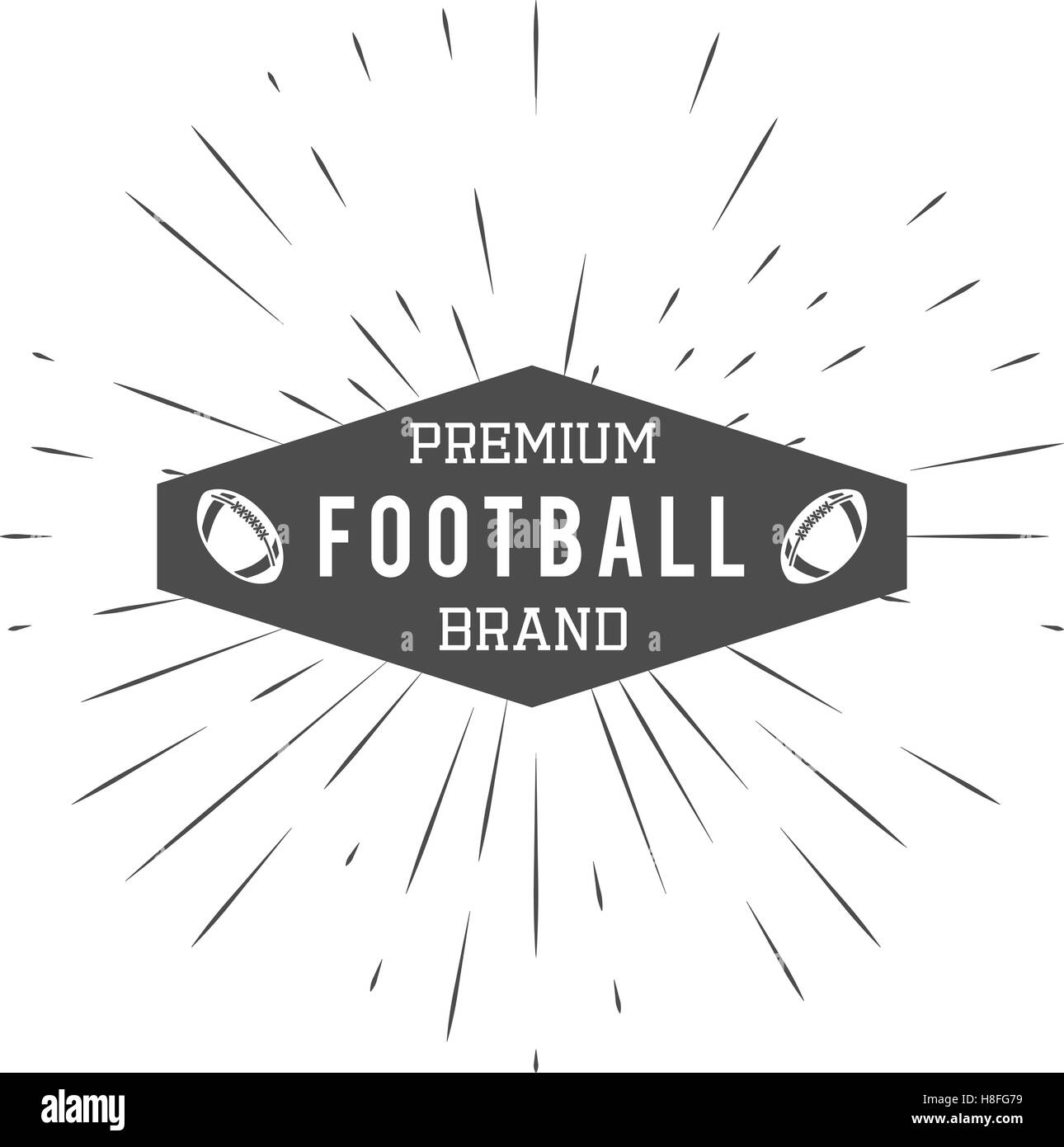 Vintage Football Vector