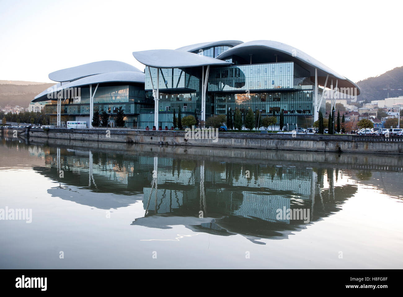 TBILISI, GEORGIA, 16 AUGUST, 2016: Justice House in Tbilisi modern ...