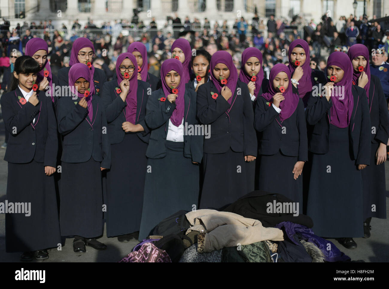 Pupils from Eden Girls' School in Waltham Forest during an event in ...