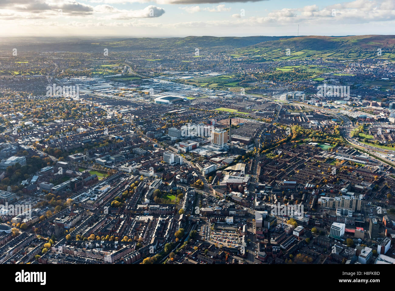 Belfast Aerial 2016 Stock Photo - Alamy