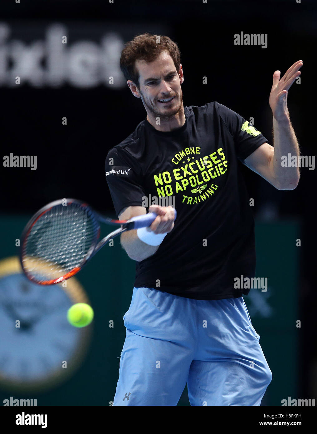 Great Britain's Andy Murray during practice at The O2, London Stock ...