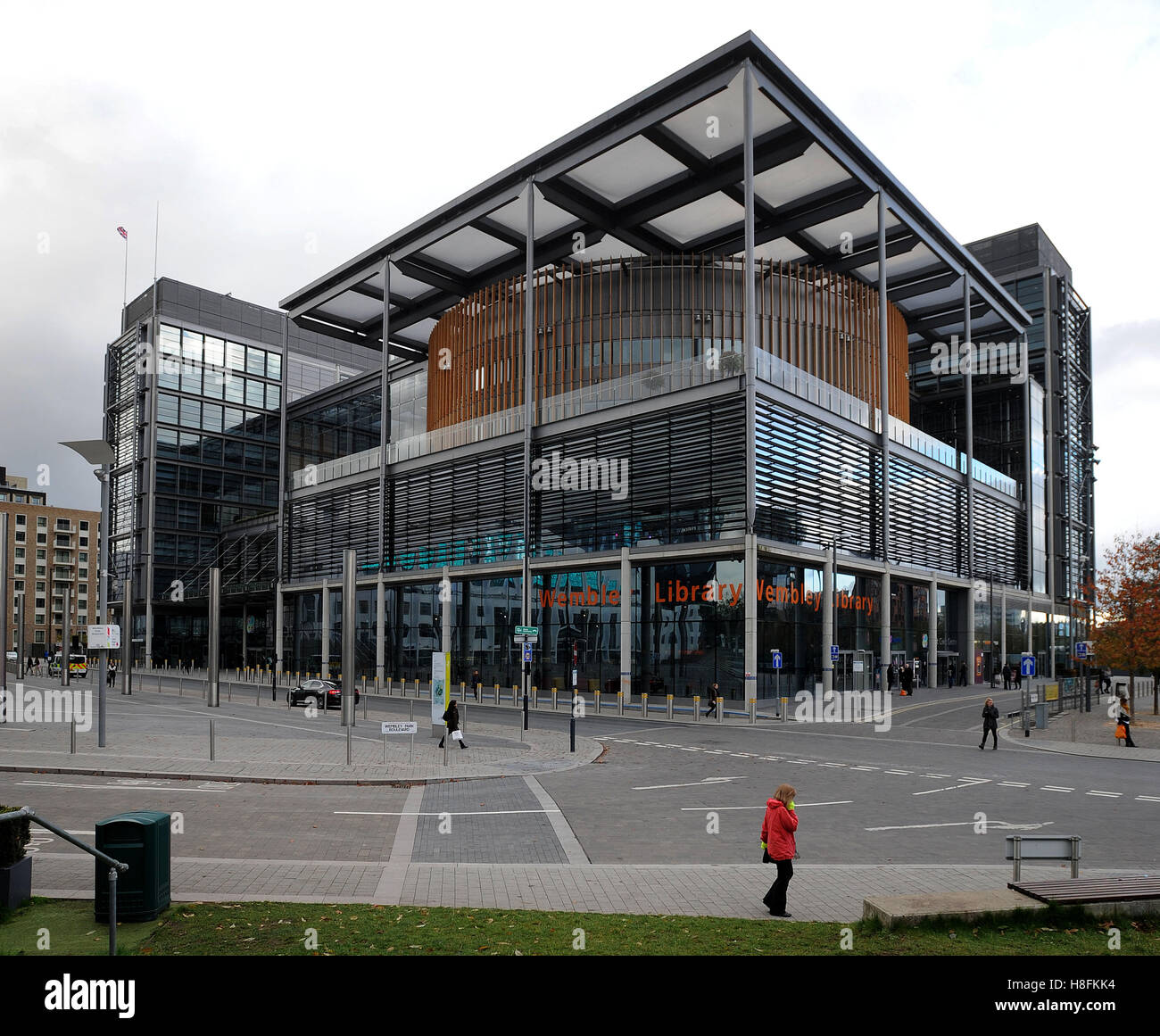 A general view of the Brent Civic Centre and Wembley Library in Wembley ...