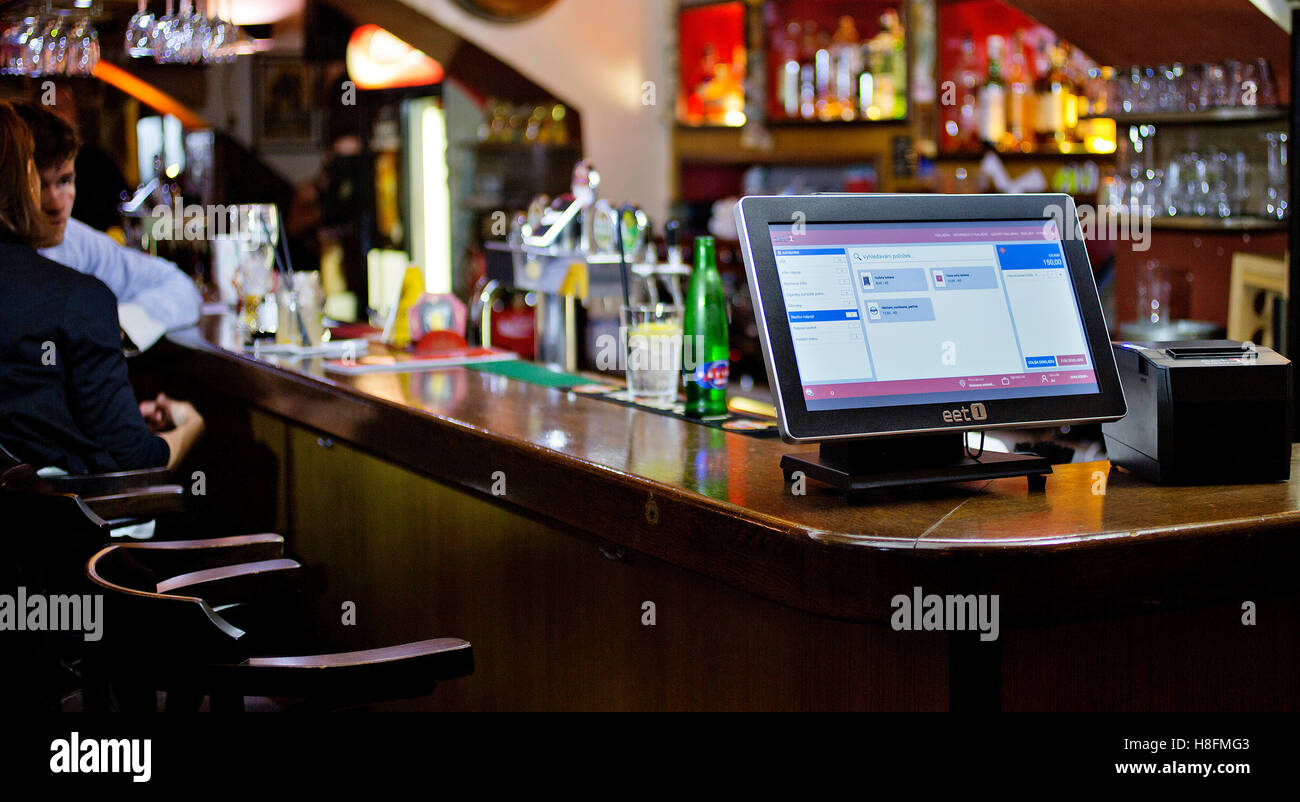 Electronic registration of sales hi-res stock photography and images ...