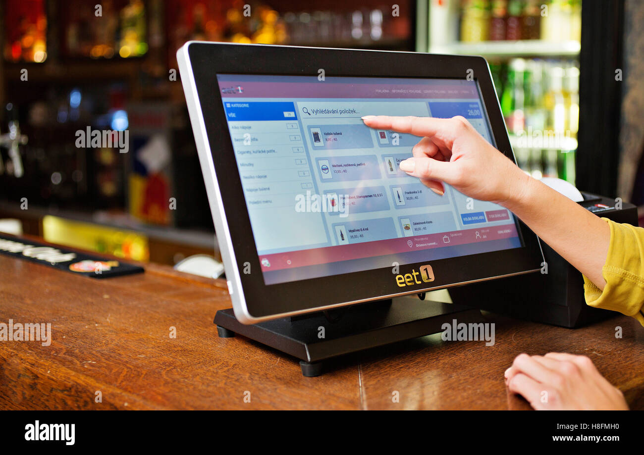 Electronic registration of sales hi-res stock photography and images ...