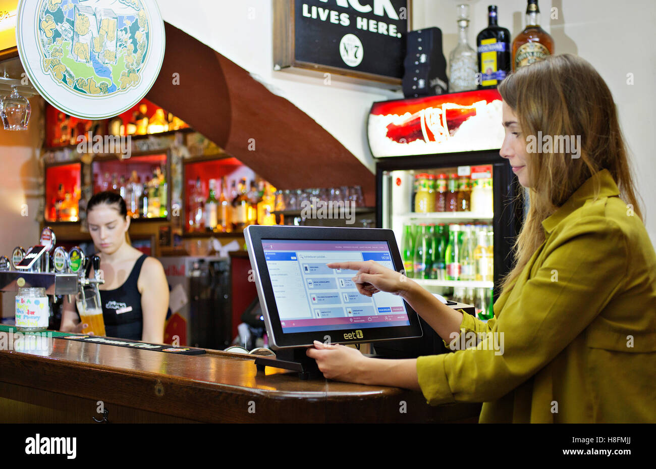 Electronic registration of sales hi-res stock photography and images ...