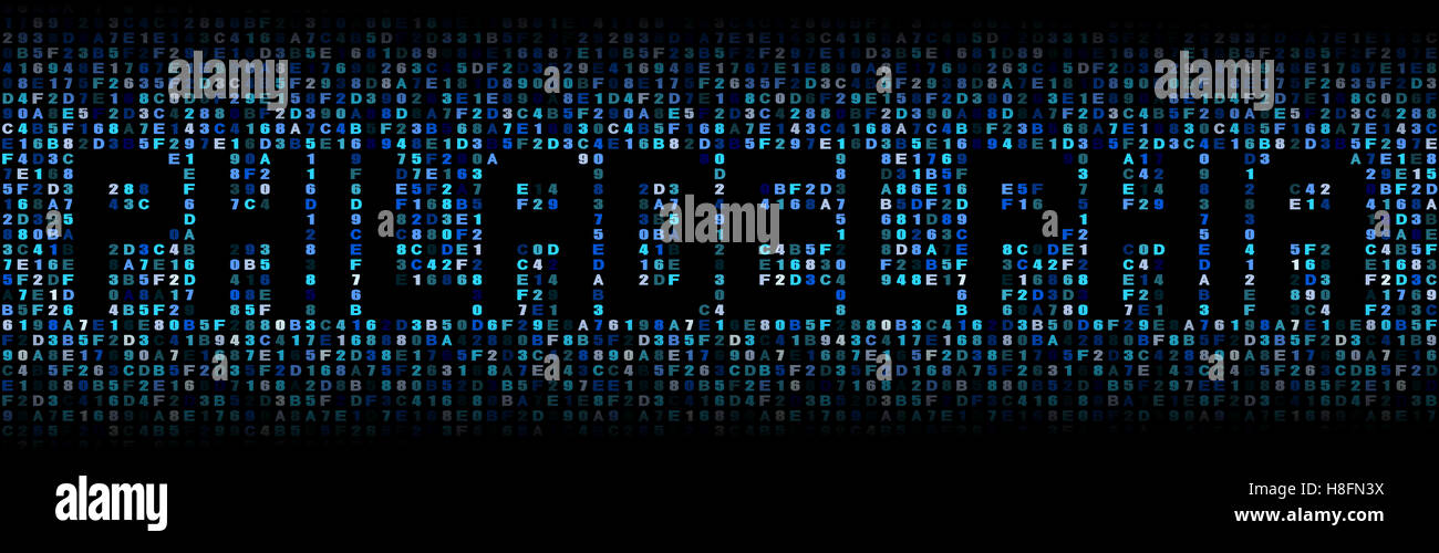 Philadelphia text on hex code illustration Stock Photo - Alamy