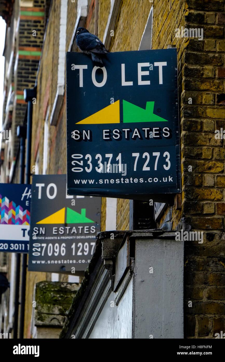 To Let Sign Stock Photo - Alamy
