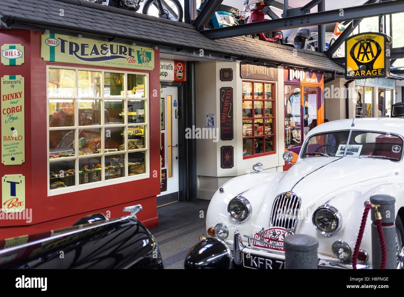 The Lakeland Motor Museum at Backbarrow, Cumbria, Lake District Stock ...