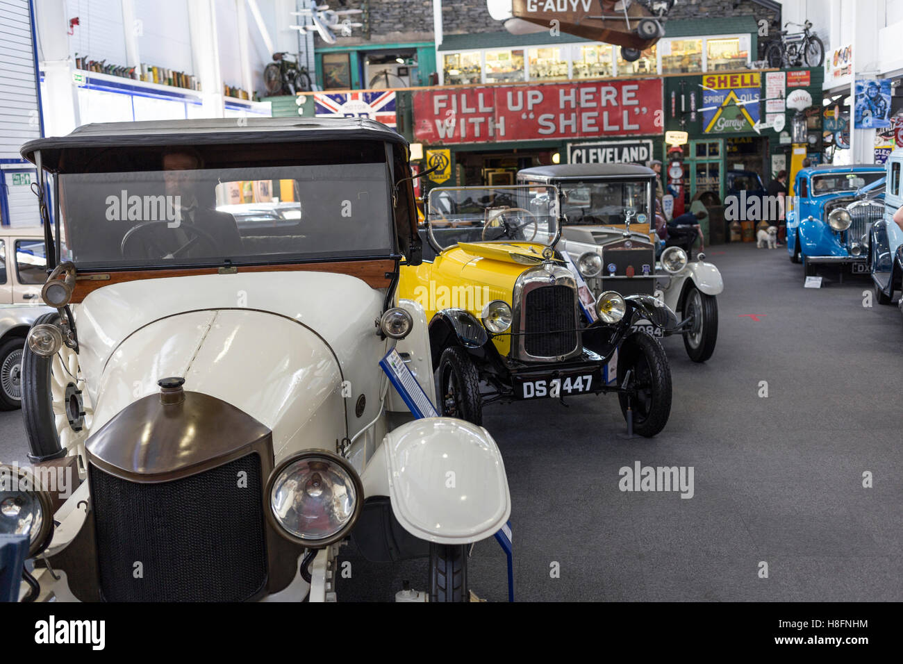 The Lakeland Motor Museum at Backbarrow, Cumbria, Lake District Stock ...