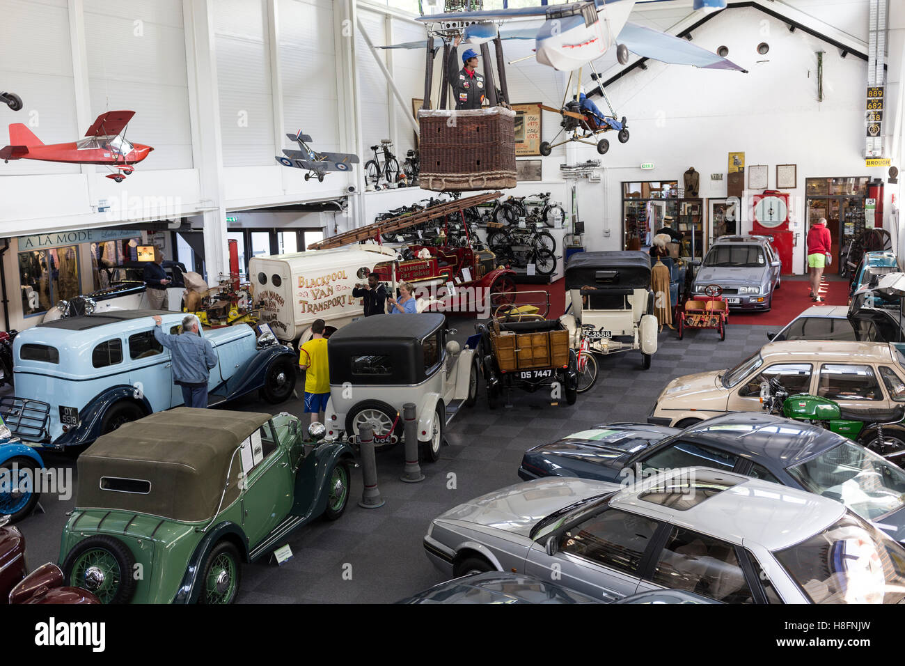 The Lakeland Motor Museum at Backbarrow, Cumbria, Lake District Stock ...