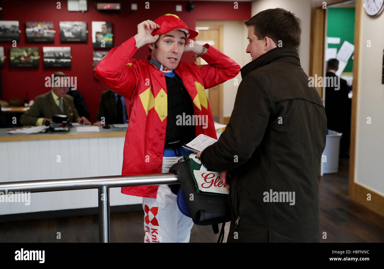 Jockey Tom Scudamore and trainer Neil Mulholland during Countryside Day ...