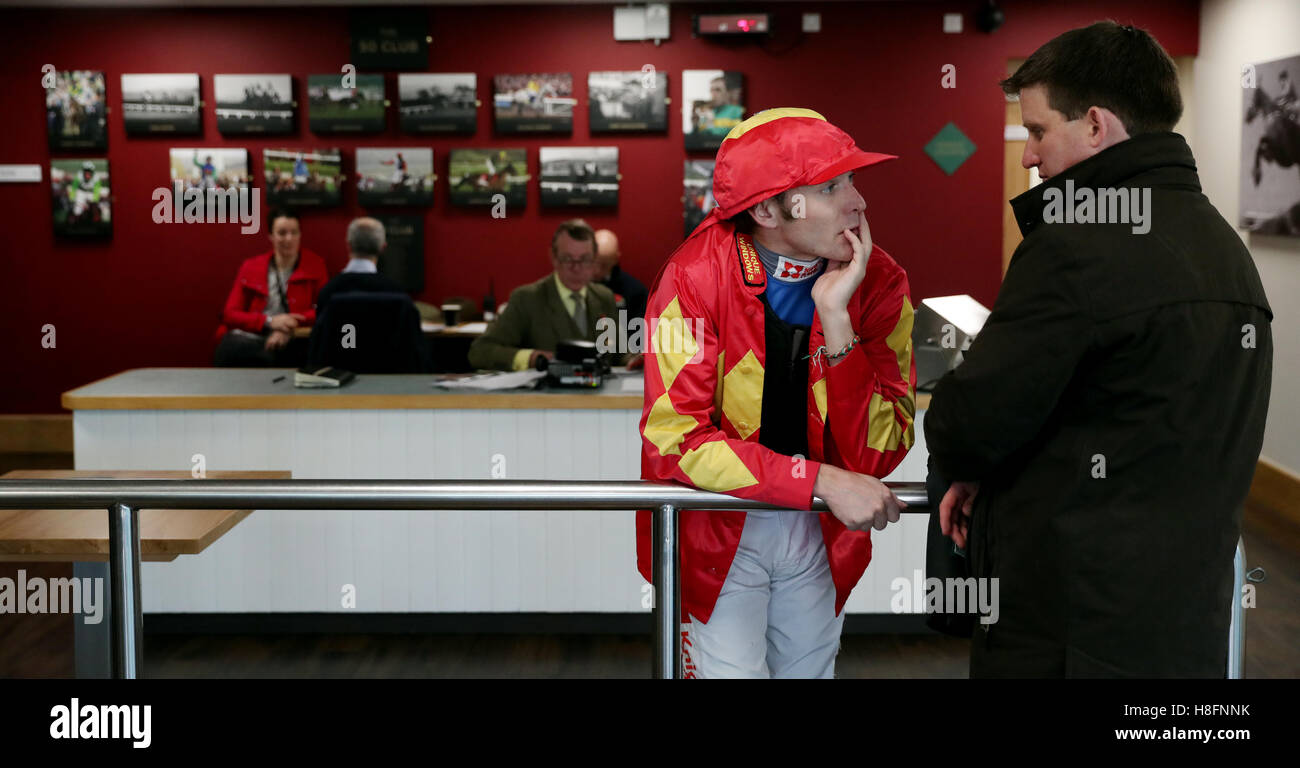 Jockey Tom Scudamore and trainer Neil Mulholland during Countryside Day ...