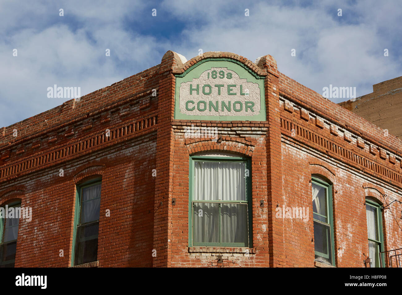 Facade Of The Historic Hotel Connor In Jerome, Arizona Stock Photo - Alamy