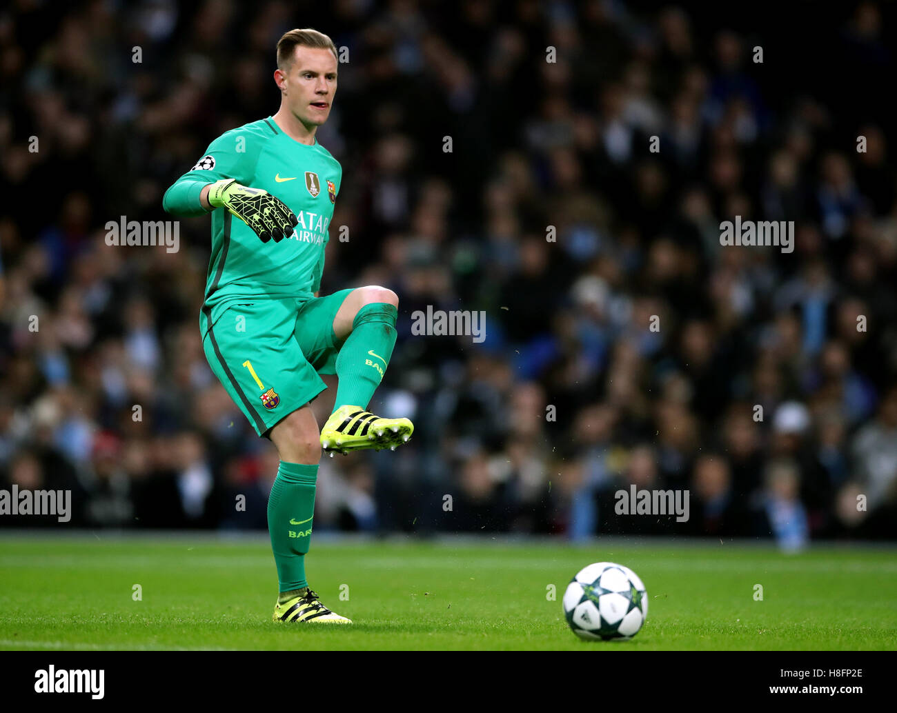 Barcelona goalkeeper Marc-Andre ter Stegen Stock Photo - Alamy