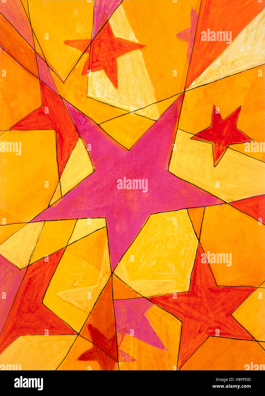 Regine Martin, Christmas motif from Regine Martin, Red stars Stock ...