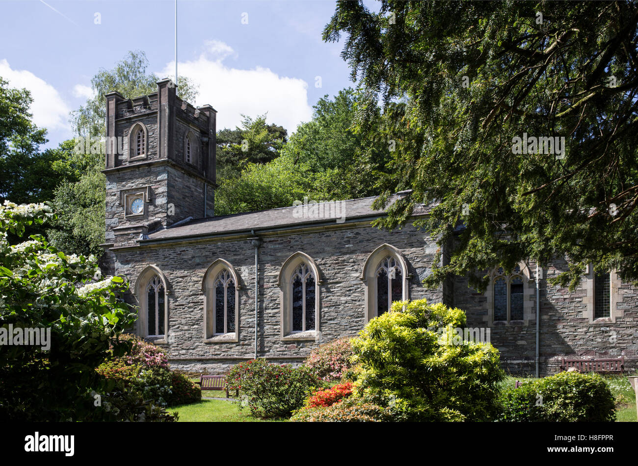 St Mary's Church, Rydal, Nr Ambleside, Cumbria, UK Stock Photo - Alamy