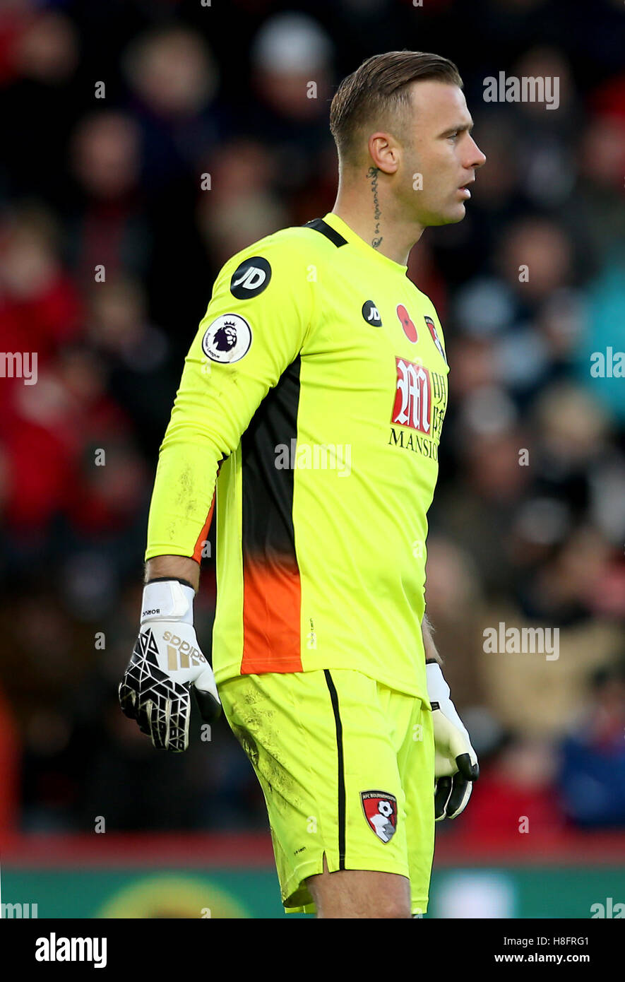 AFC Bournemouth goalkeeper Artur Boruc Stock Photo - Alamy