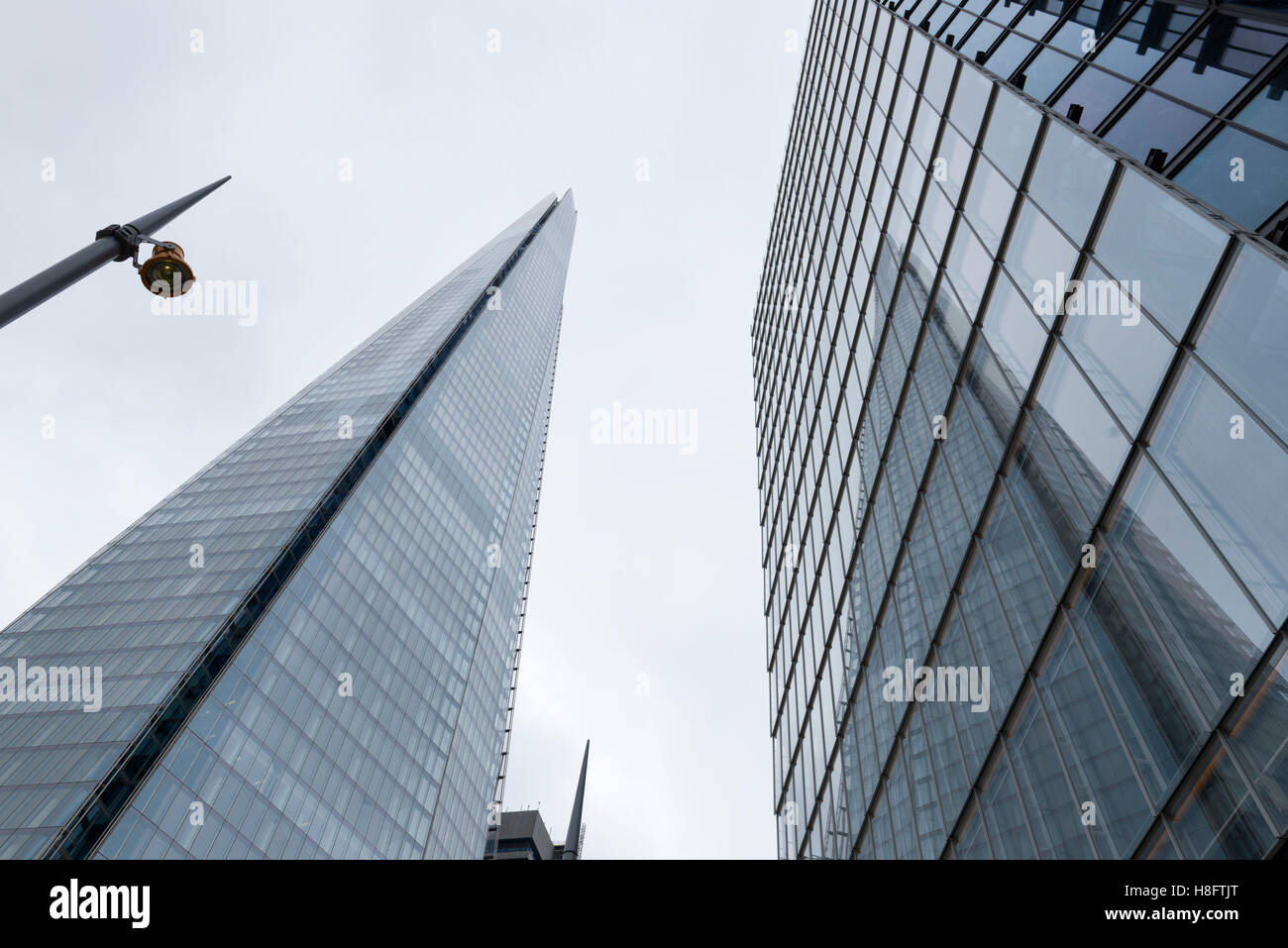 England, The Shard the highest building of London, with 73 floors and a ...