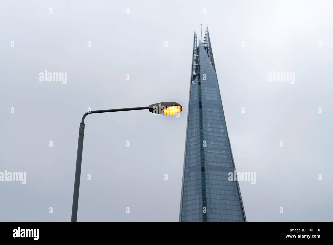 England, The Shard the highest building of London, with 73 floors and a ...