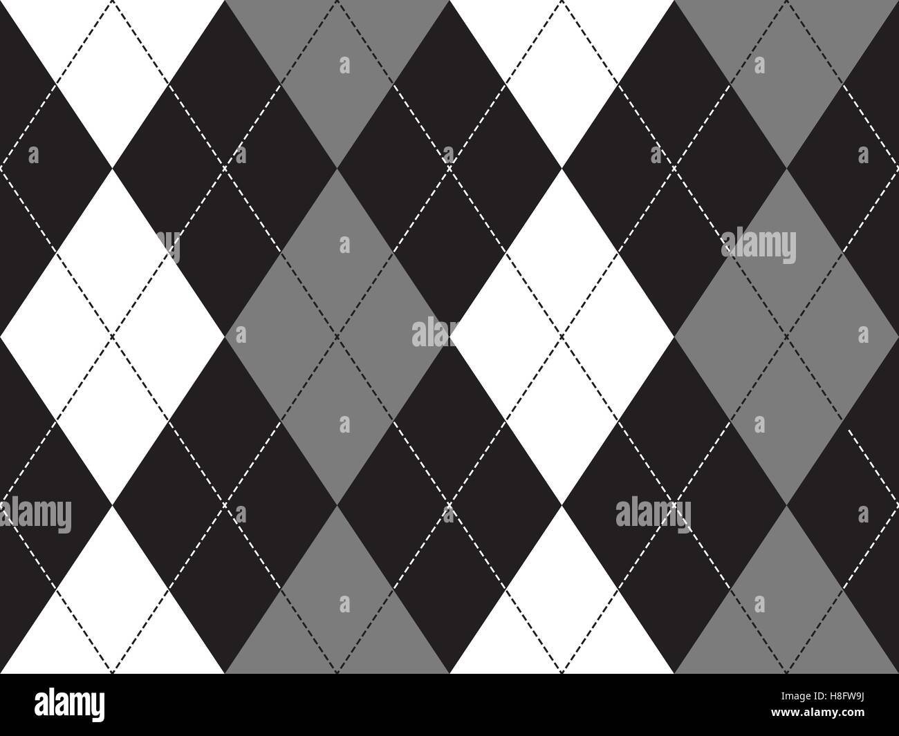 Black and white colored diamond pattern hi-res stock photography and ...